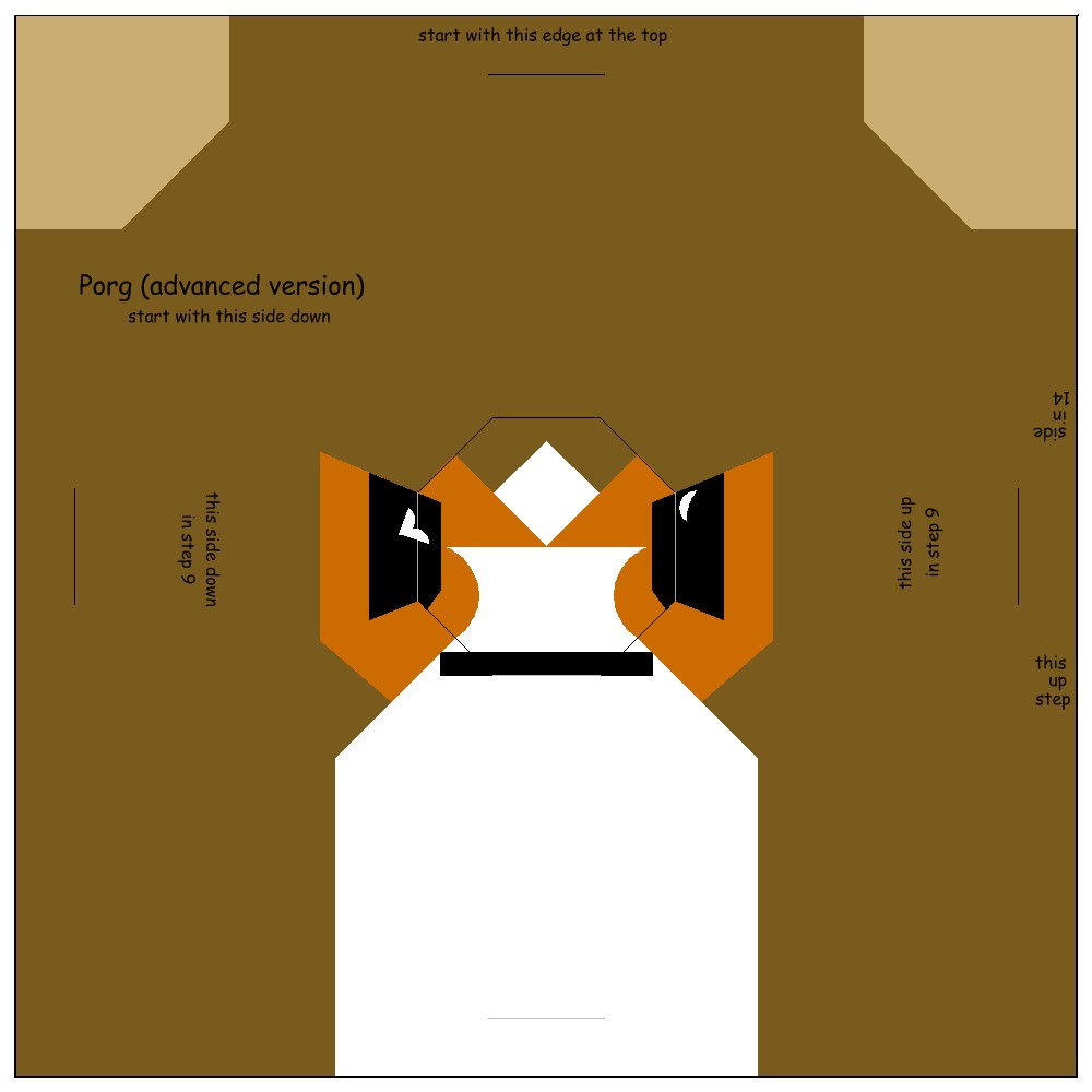 Porg (Advanced) – Star Wars Origami