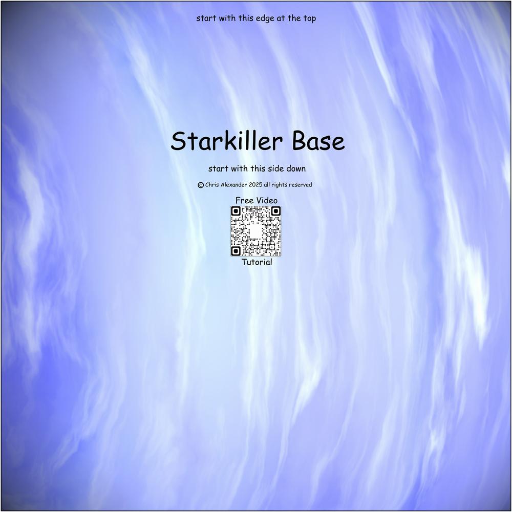 Starkiller Base – Star Wars Origami
